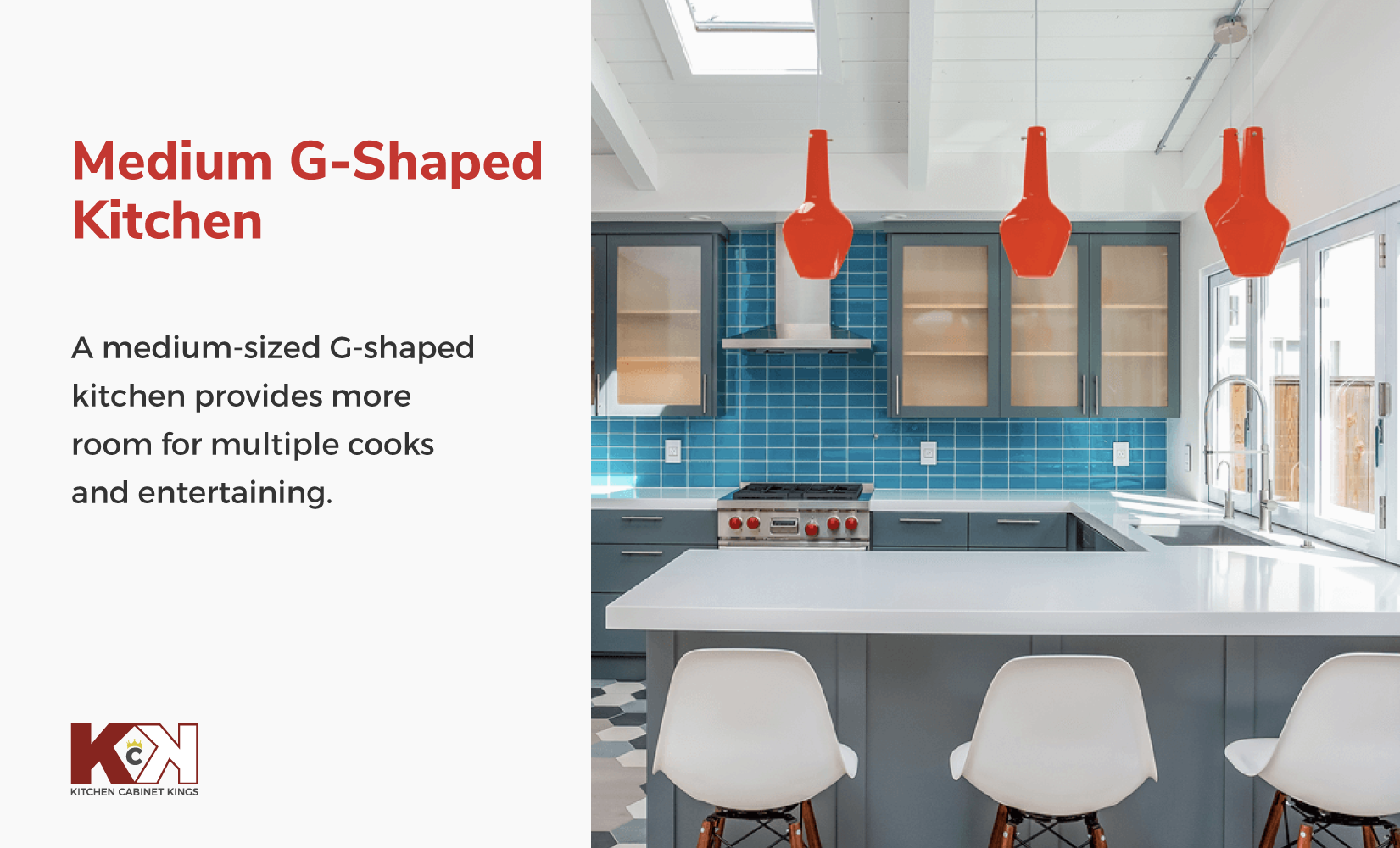 G Shaped Kitchen Designs Layouts What's The Best Layout For Large