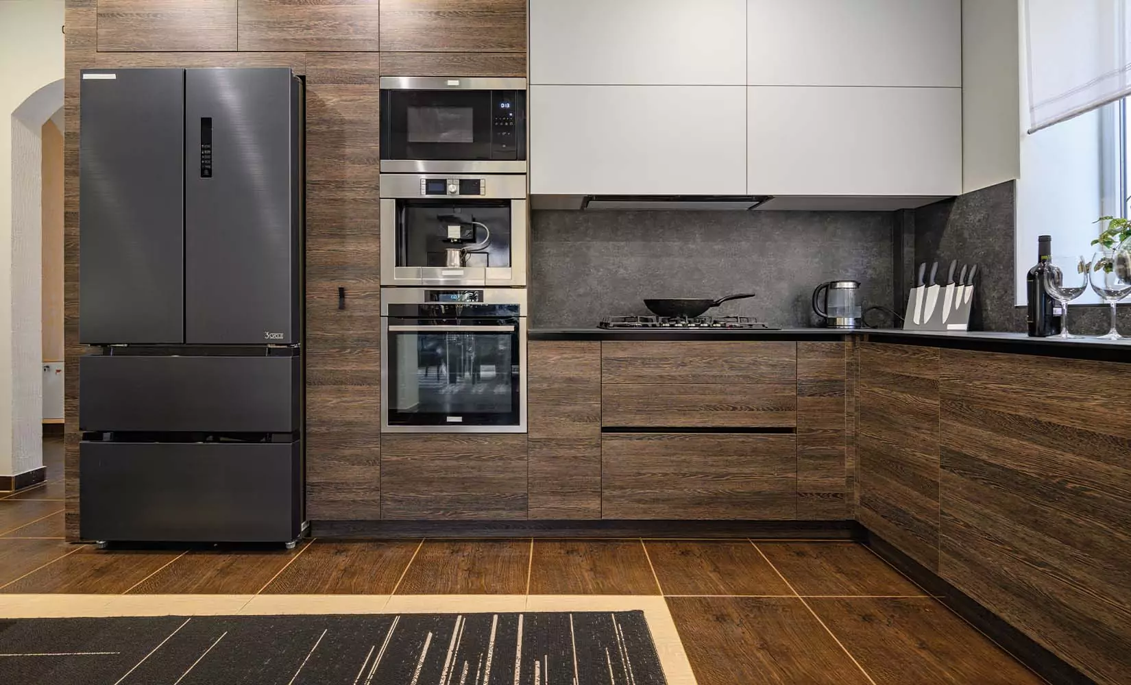 L Shaped Kitchen Layout With Double Wall Oven 4 Types Of Wall Ovens